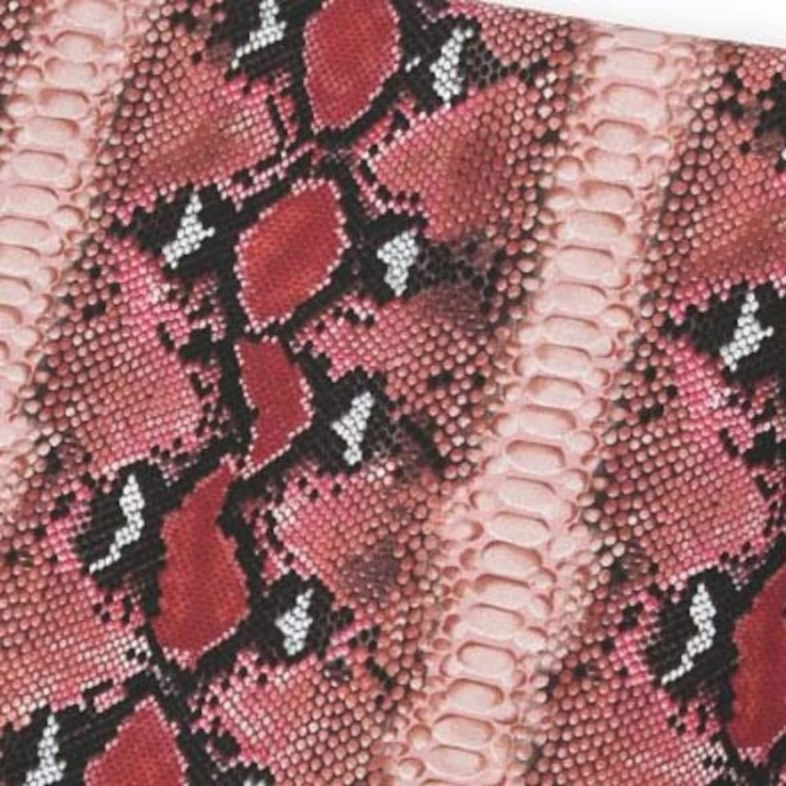 Premium Quality Cotton Fabric Snake Skin Pattern Fabric by the | Etsy