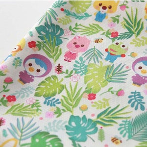 Rayon Fabric Character Fabric by the Yard 59" Wide SG Pororo ...