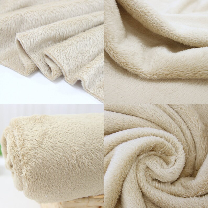 Premium Quality Minky Fabric by the Yard Faux Fur Fabric by - Etsy