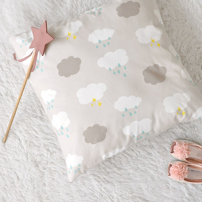 Cotton Fabric Cloud Fabric by the Yard 44 Wide SY Rainy | Etsy