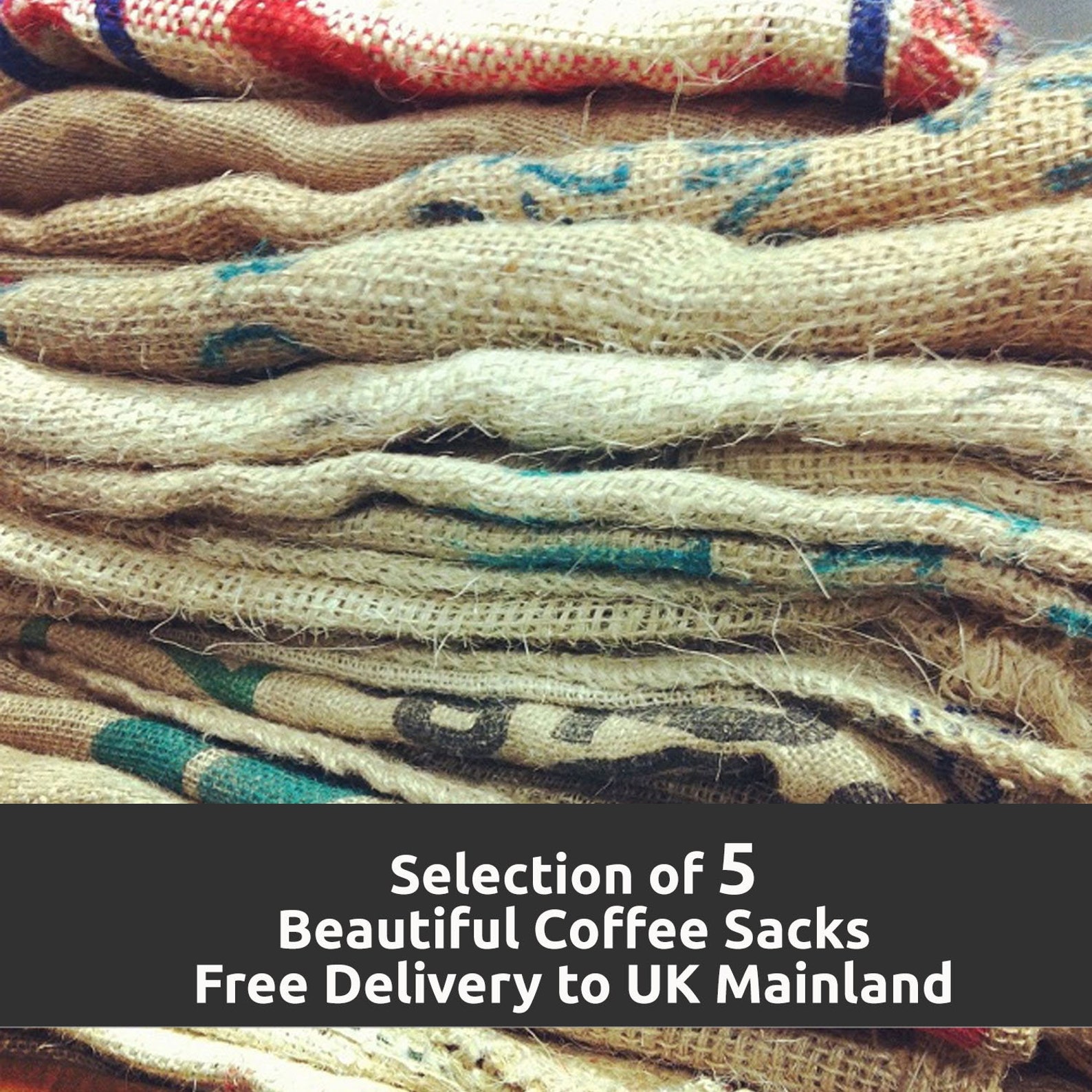 Huge Selection of Original Coffee Sacks Burlap Sacks Hessian - Etsy