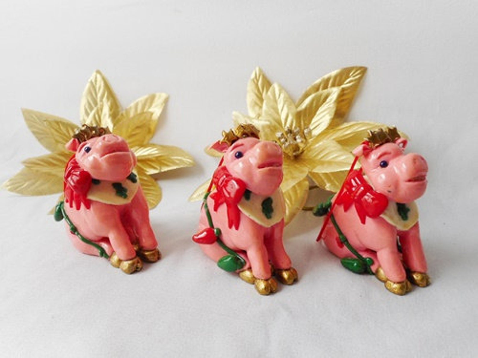 Silvestri Christmas Tree Pig Ornament Vintage Home Decorations - Etsy