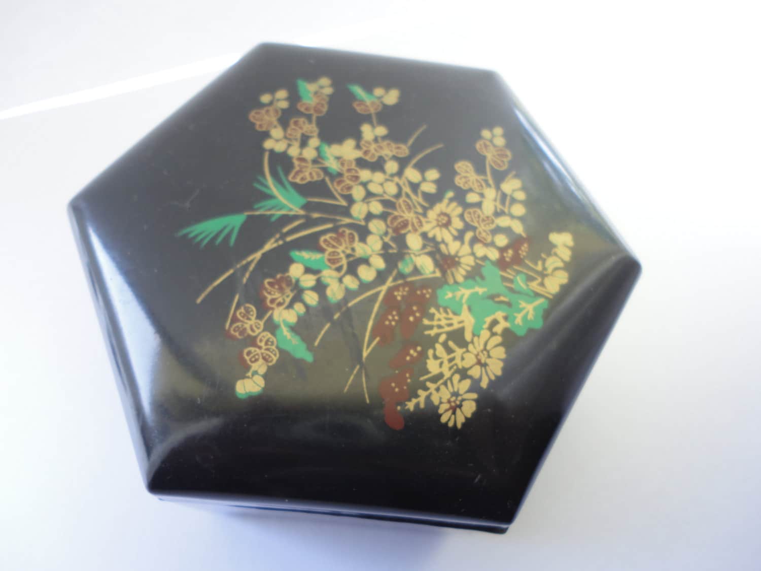 Black Plastic Hexagon Retro Nesting Trinket Containers - Etsy