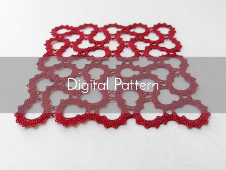 Idrija Bobbin Lace Pattern - Small Lace Doily for Decoration or for a ...