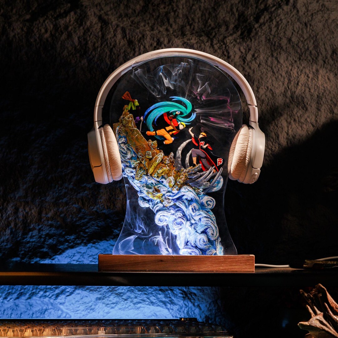 NRT Vs Pain Akatsuki Custom Epoxy Resin Art Lamp, Nigh Light, Birthday ...