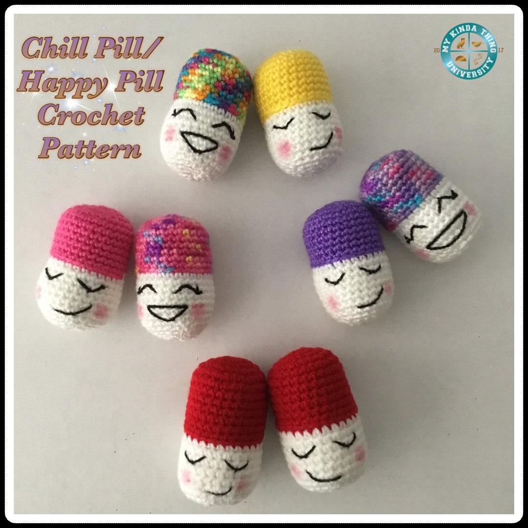 Chill Pill Crochet Pattern - Etsy