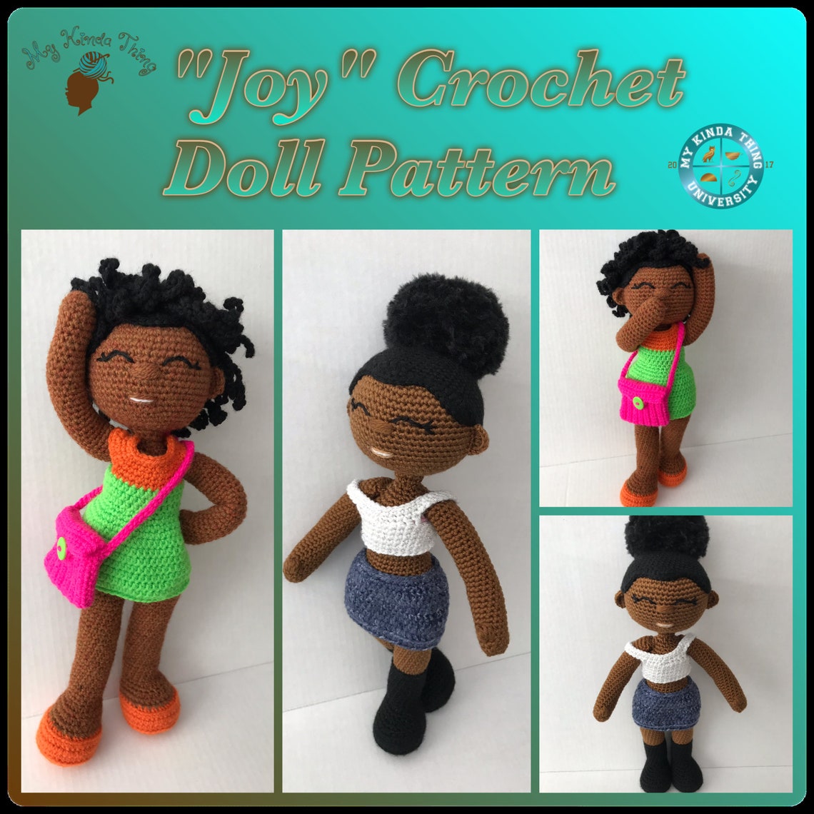 Joy Crochet Doll Pattern - Etsy