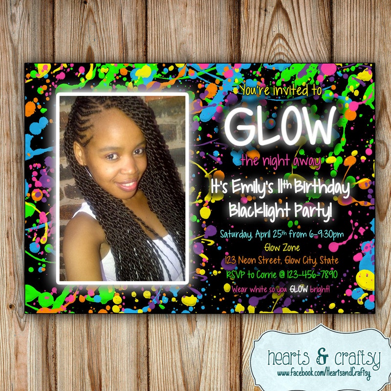 Black Light Party - Etsy