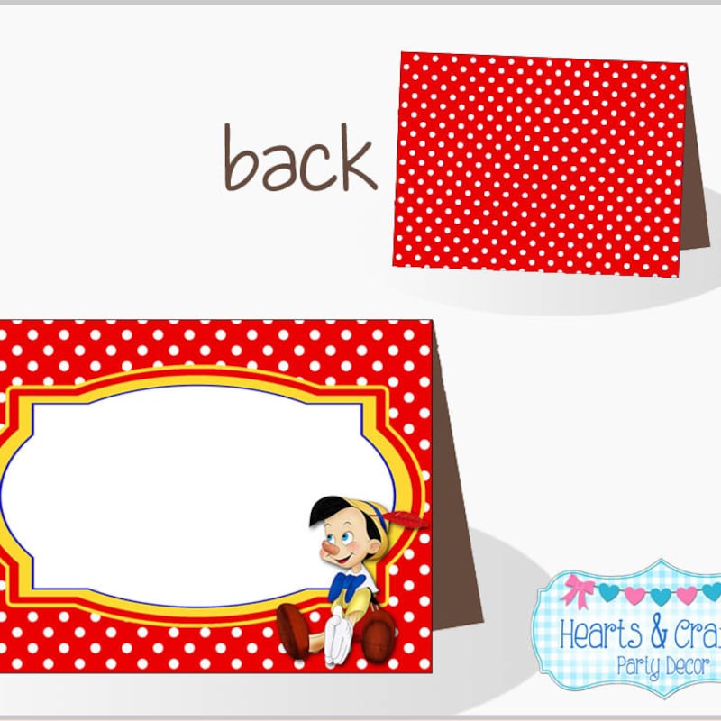 Pinocchio Birthday - Etsy