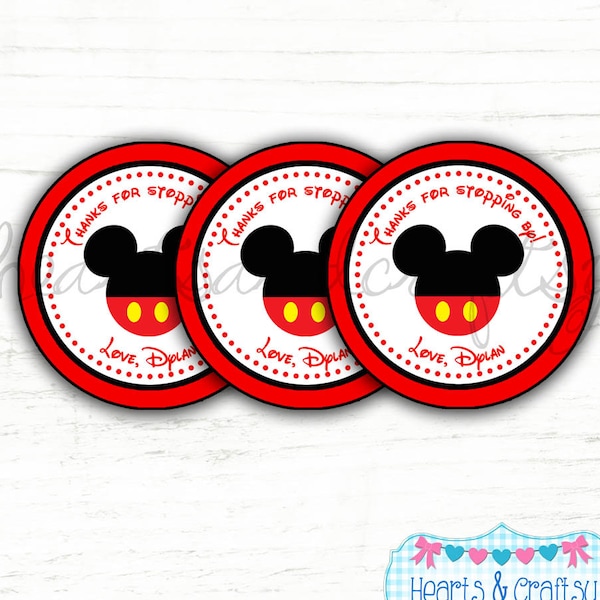 Thank You Mickey Mouse Bags - Etsy