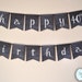 Chalkboard Happy Birthday Banner DIY / Rustic Birthday Banner | Etsy
