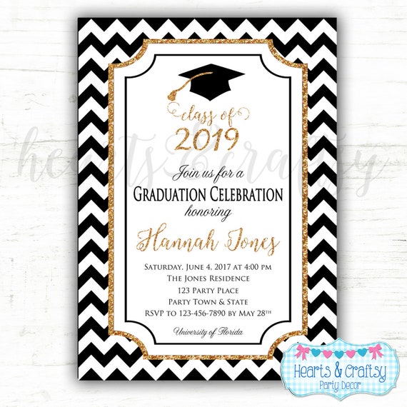 Graduation Party Invitation College Graduation Invitation | Etsy