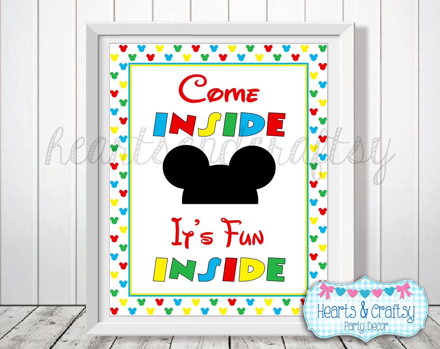 Mickey Mouse Clubhouse Birthday Signs