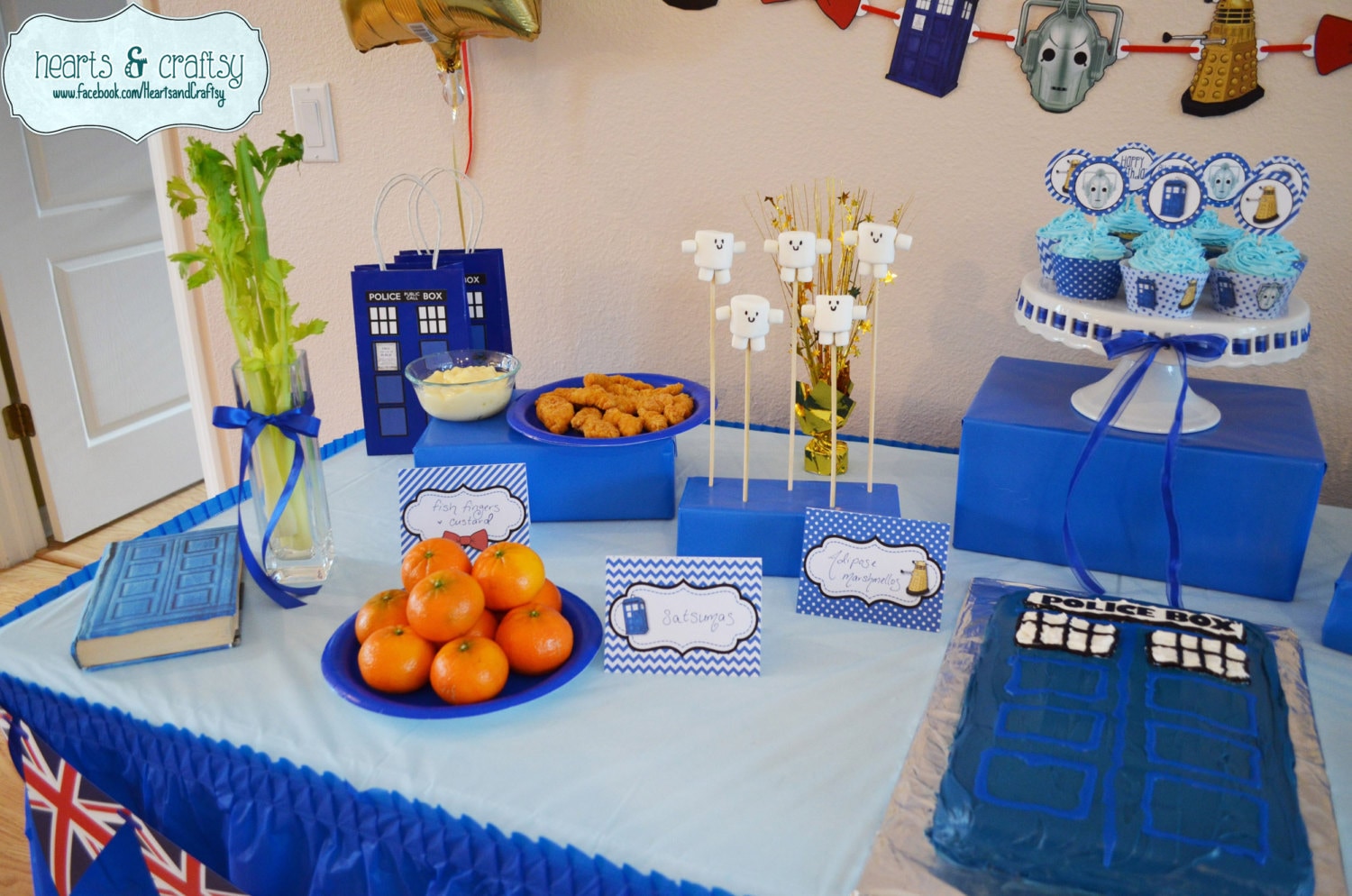 Doctor Who Party Favor / Gift Bag DIY - Tardis Birthday Party Printable ...