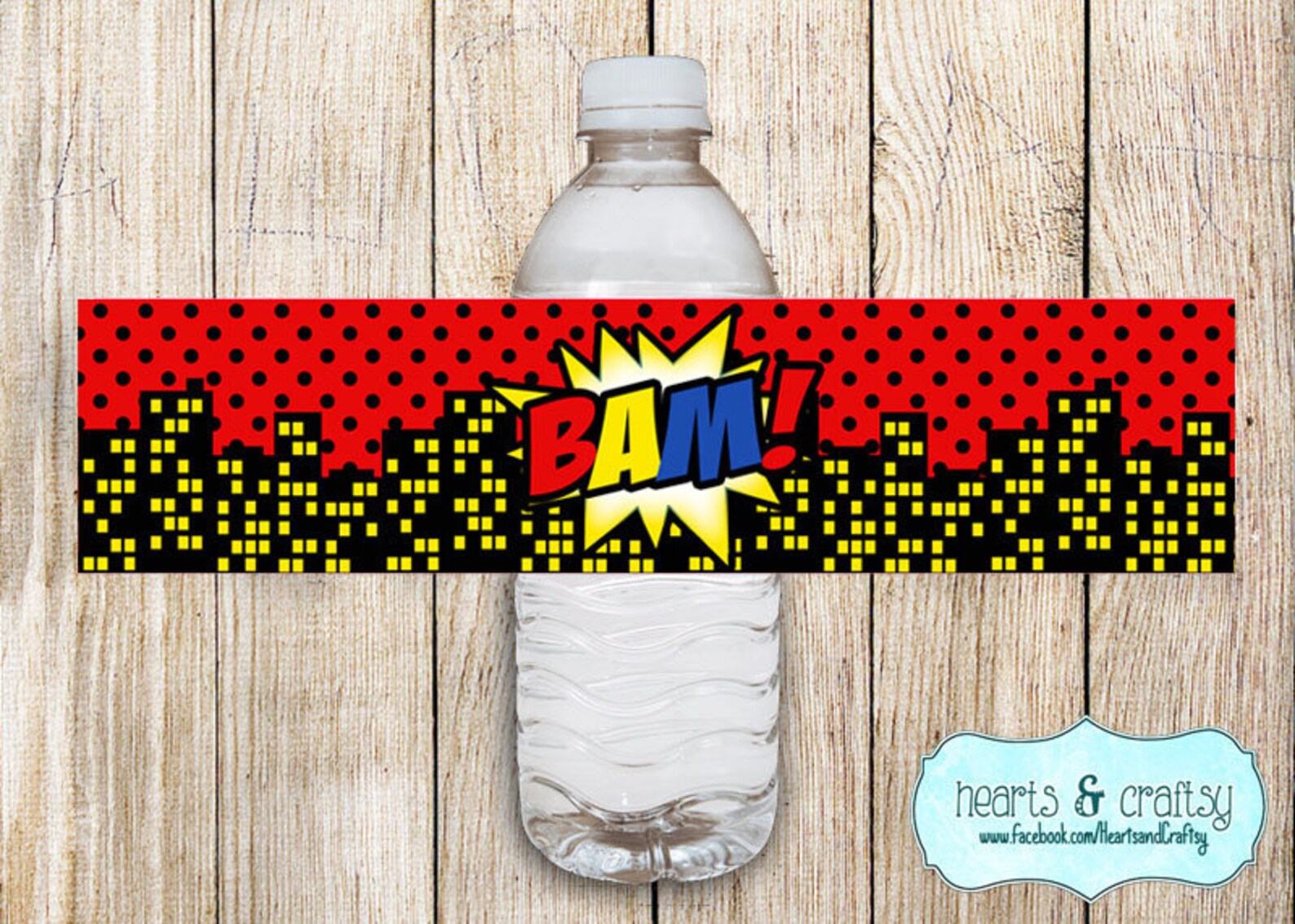 Super Hero Birthday Drink Wrappers DIY / Super Hero Birthday Party ...