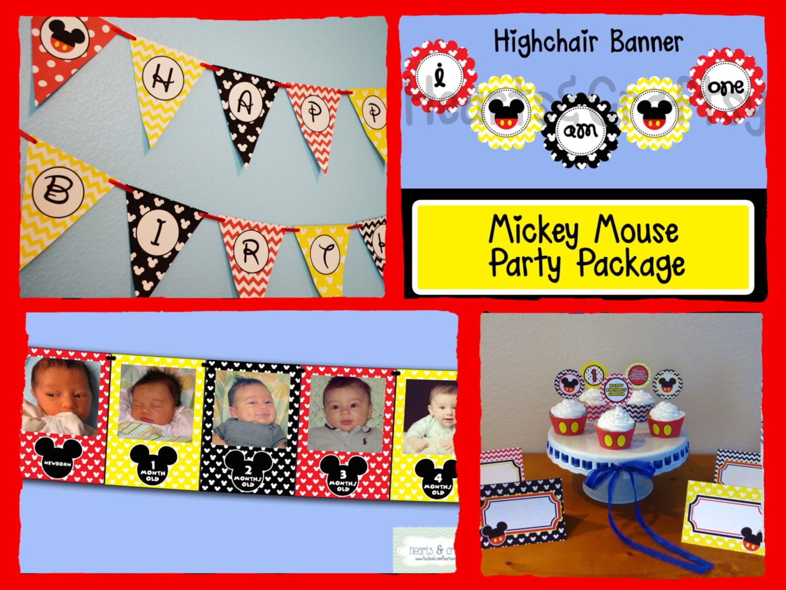DIY Mickey Mouse Party Address Labels and Envelope Seal / - Etsy