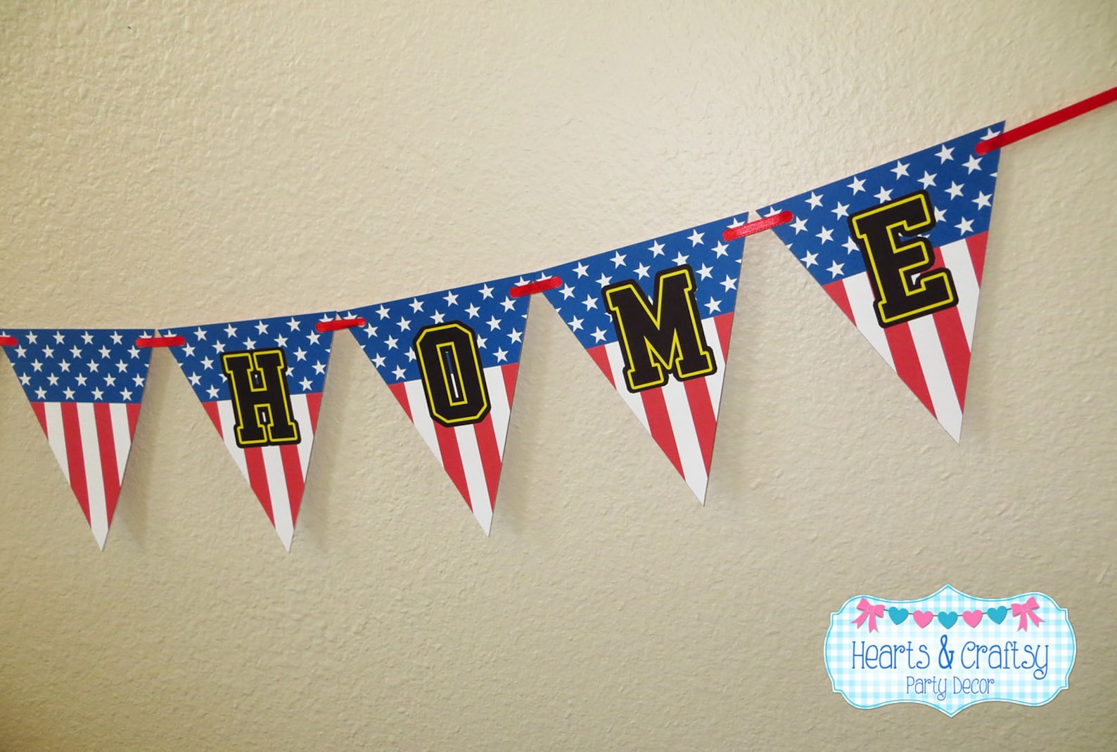 Welcome Home Banner DIY / Military / Soldier / American Flag - Etsy