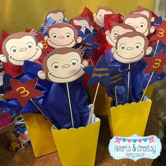 Curious George Birthday Party Table