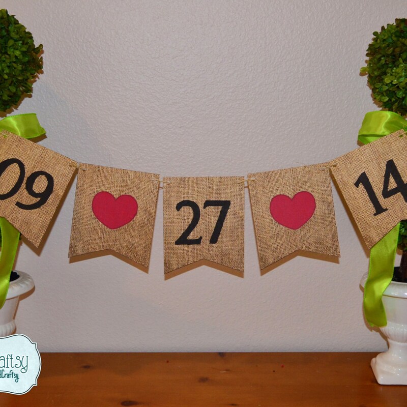 Save the Date Banner - Etsy