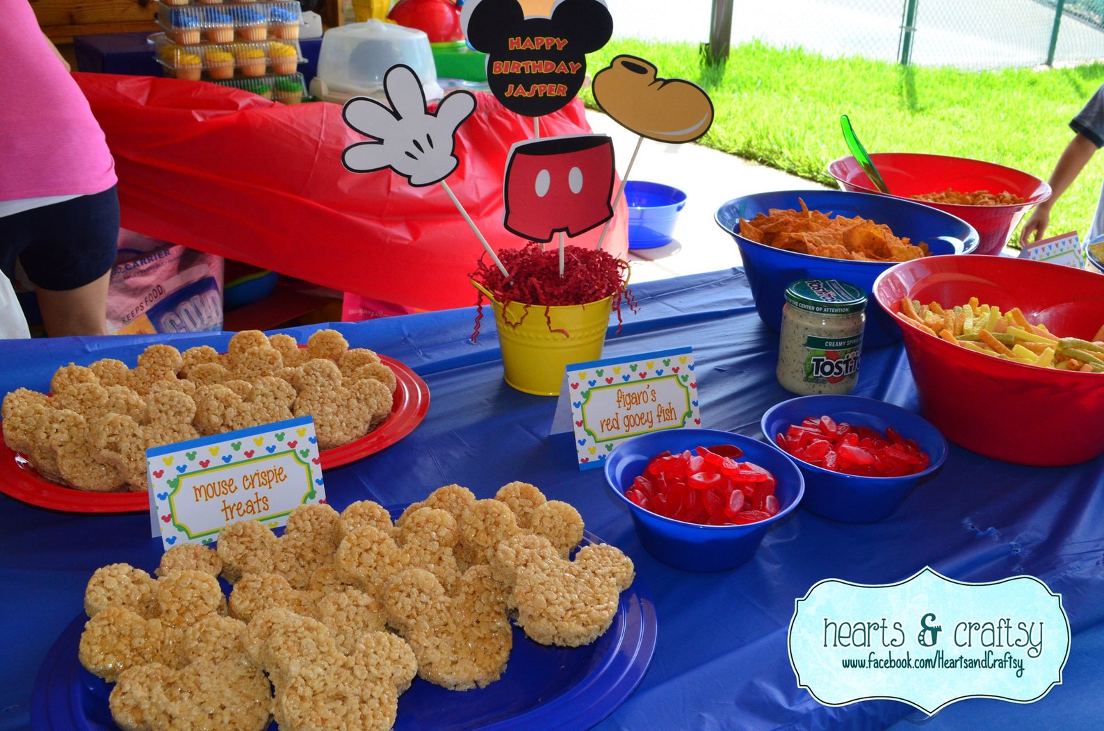 Mickey Mouse Clubhouse Party Table Tents / Mickey Food Labels - Etsy