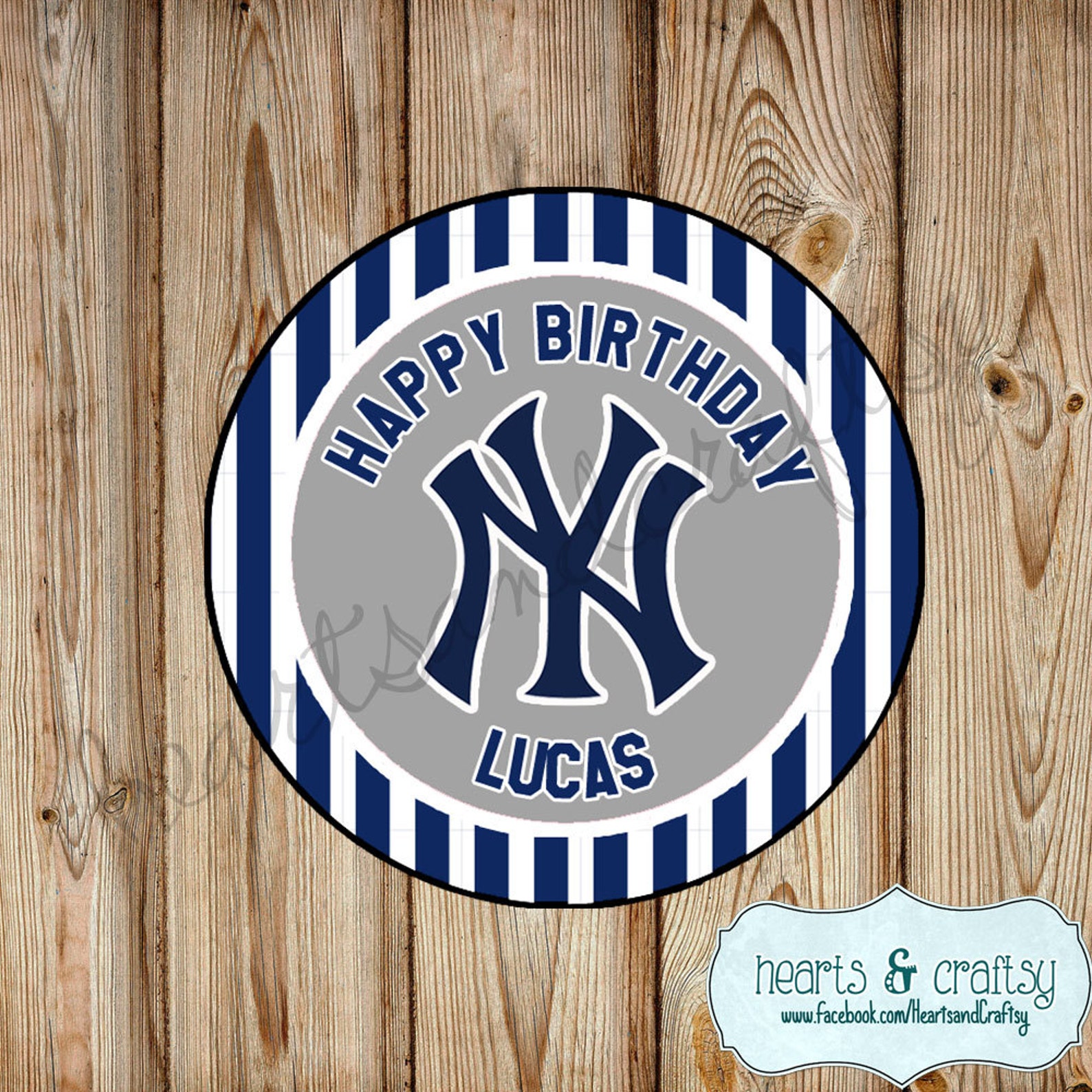 Yankees Party Favor Tags DIY / Stickers / Labels / Gift Bag | Etsy