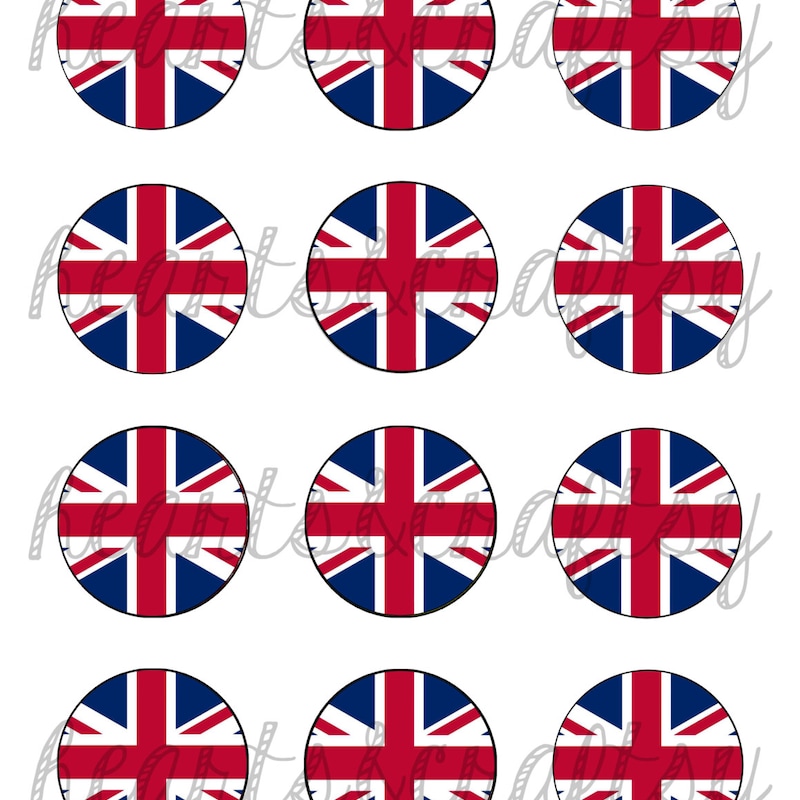 British Flag Cupcake - Etsy UK
