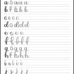 Calligraphy Practice Sheets, Hand Lettering Practice, Writing Practice ...