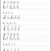 Calligraphy Practice Sheets, Hand Lettering Practice, Writing Practice ...