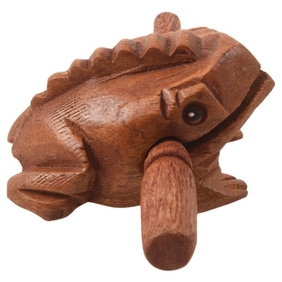 Wood Frog Guiro Small Ribbit Instrument Croaking Frog Music - Etsy