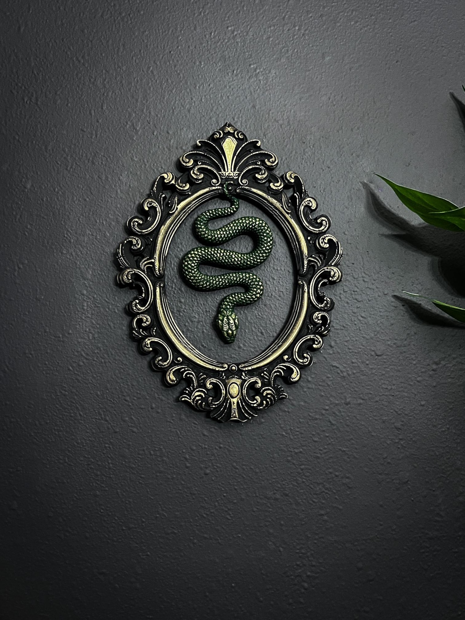 Gothic Framed Hanging Snake Wall Decor - Etsy