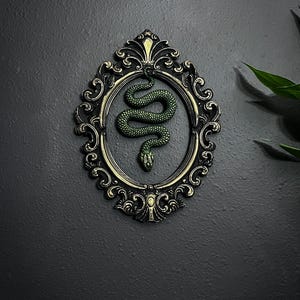 Gothic Framed Hanging Snake Wall Decor - Etsy