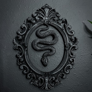 Gothic Framed Hanging Snake Wall Decor - Etsy