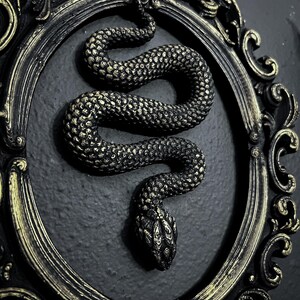 Gothic Framed Hanging Snake Wall Decor - Etsy