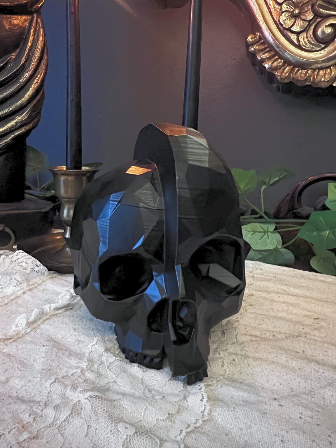 Asymmetrical Geometrical Skull Decor - Etsy