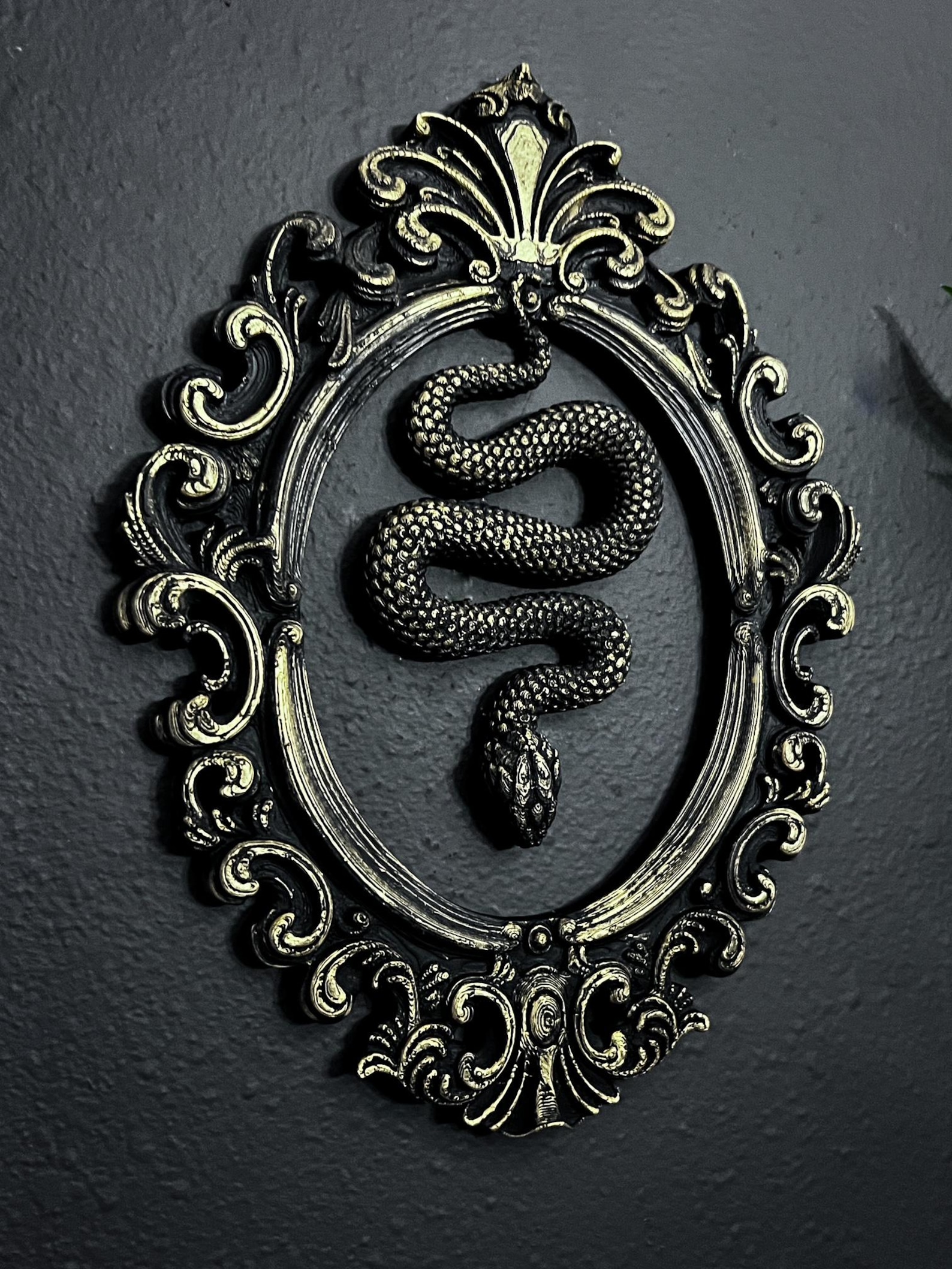 Gothic Framed Hanging Snake Wall Decor - Etsy