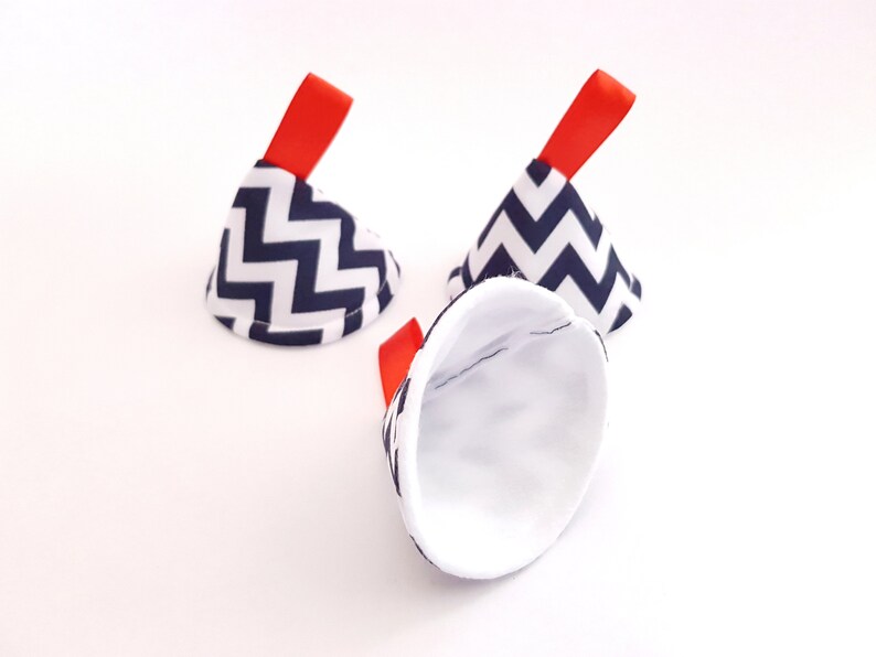 Navy Blue & White Zigzag Pee Pee Teepee X 3 // Sprinkling Wee - Etsy