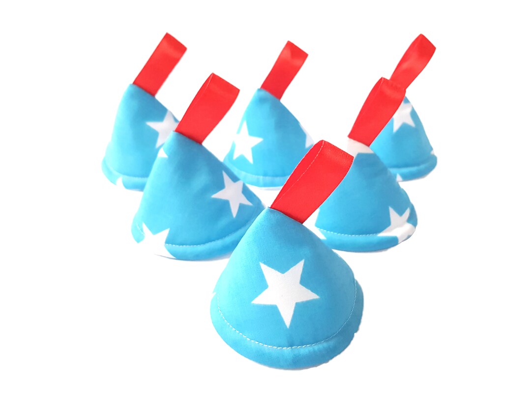 Blue White & Red Star Pee Pee Teepees X6 Sprinkling Wee - Etsy
