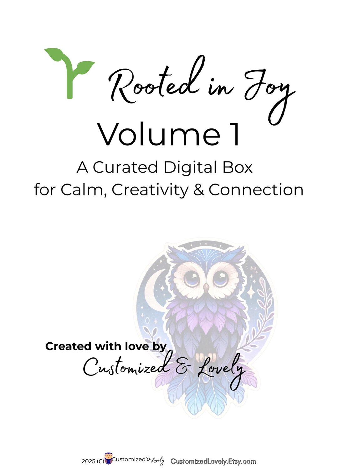 Rooted in Joy: A Printable Calm & Creativity Box - Etsy