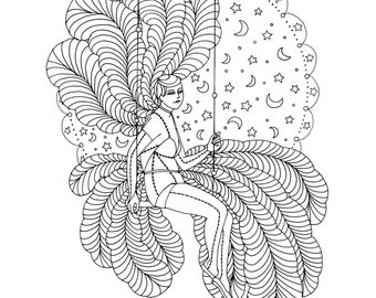 1920 S Jazz Age Coloring Pages