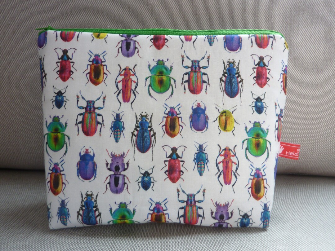 Cosmetic Bag Insects Beetles and Creepy Crawlies Pen Bag Multicolored ...