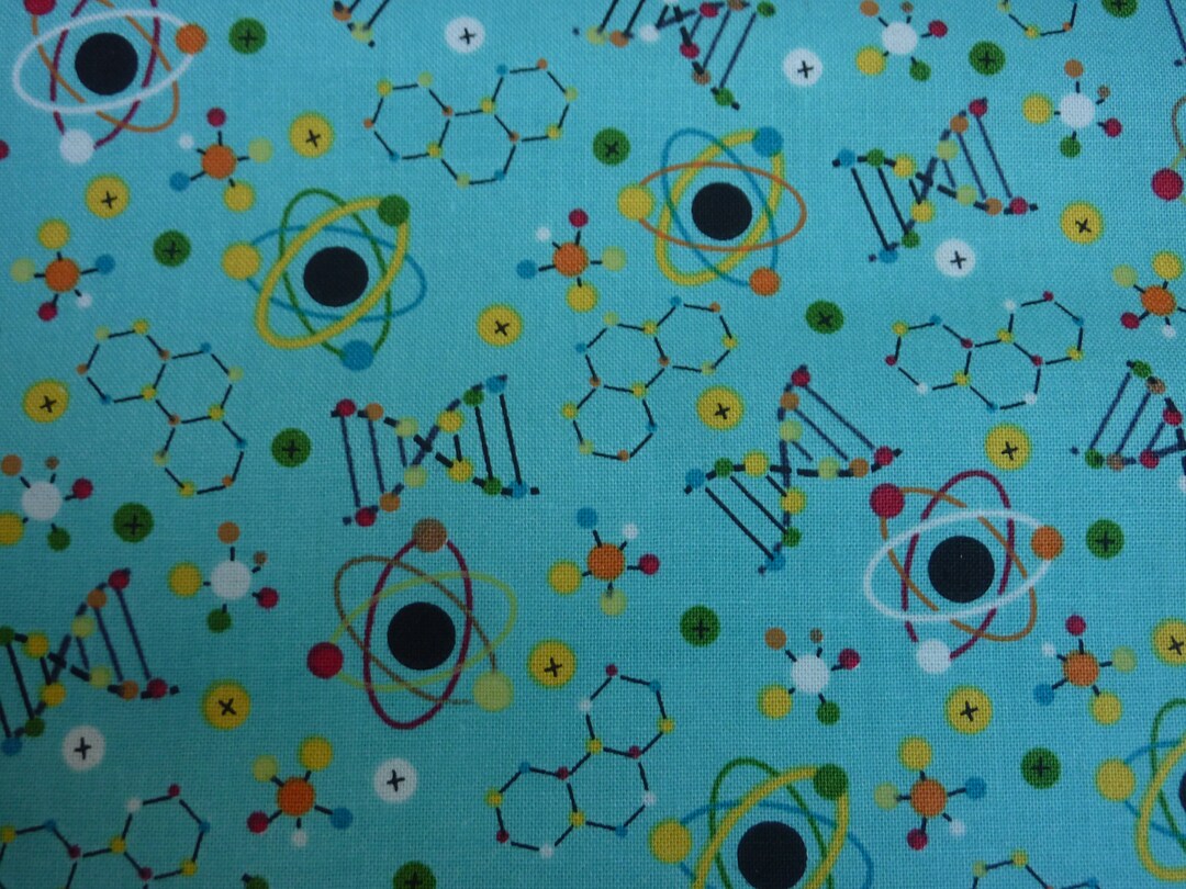 Little Genius Laboratory Nerd 0.5 Meter Cotton Fabric From Northcott - Etsy