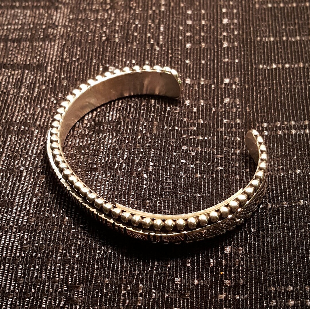 Silver Handmade Cuff Bracelet Sterling Silver - Etsy