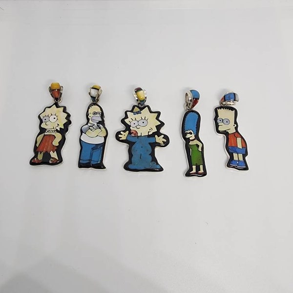 Gold Bart Simpson Pendant - Etsy