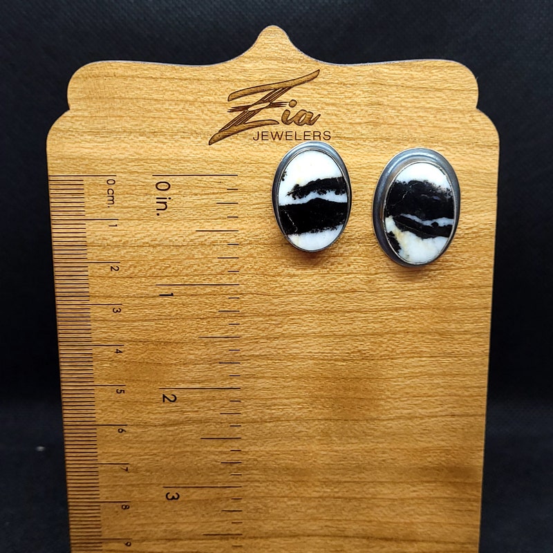 Zebra Stud Earrings - Etsy