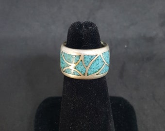 Turquoise Chip Inlay - Etsy