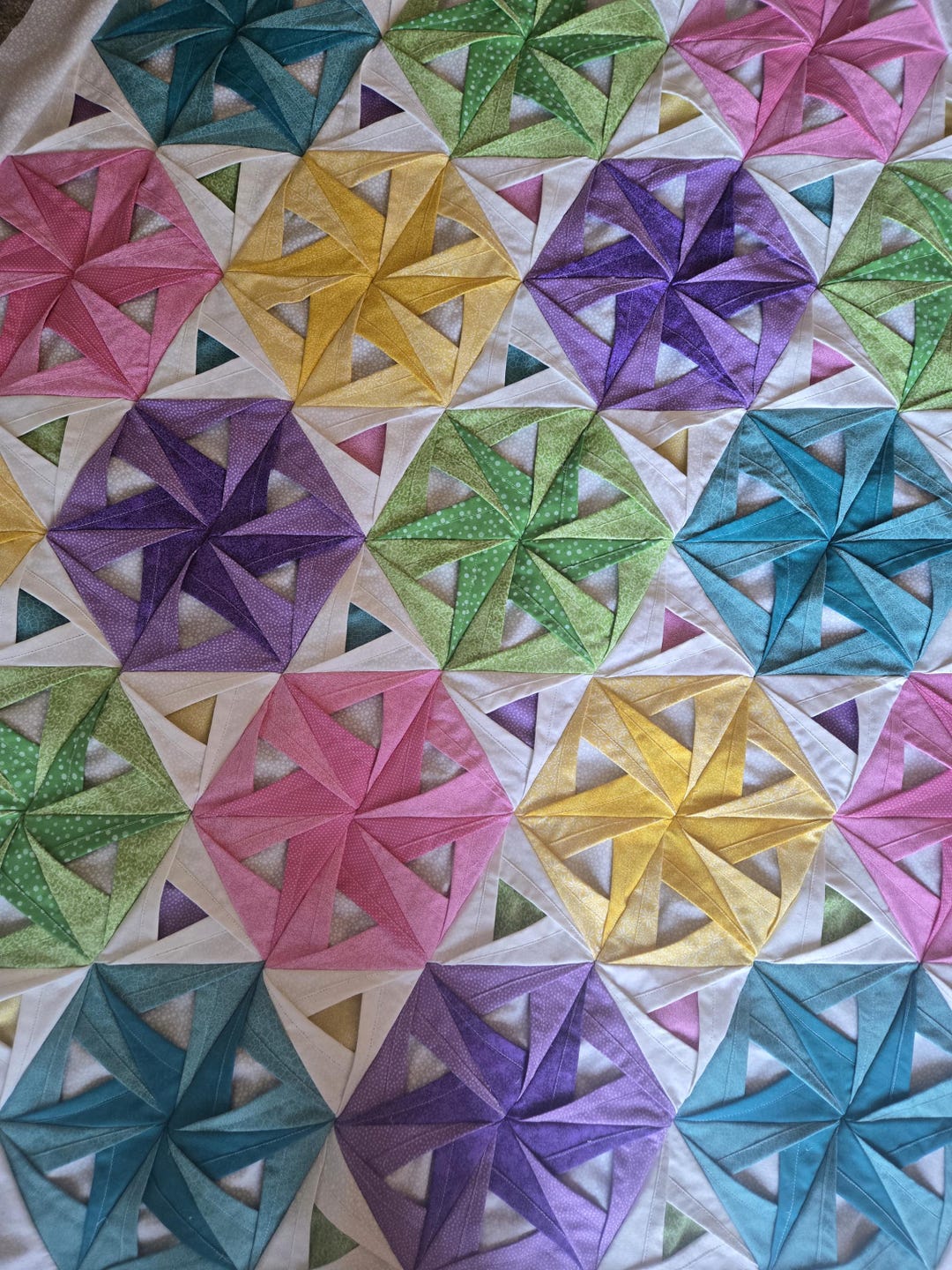Quilt Pattern Hexi Surprise Quilt Block Pattern - PDF Download - Etsy
