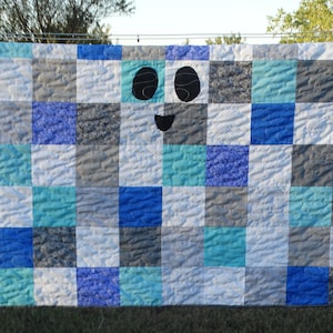 Quilt Kit Blue the Little Ghost Who Was a Quilt Kit 5" Charm Square ...