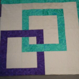 Seriously Squared up Quilt Pattern King Size Plus 4 Mini Quilts - 4 Lap Quilt Patterns 5-in-1 ...