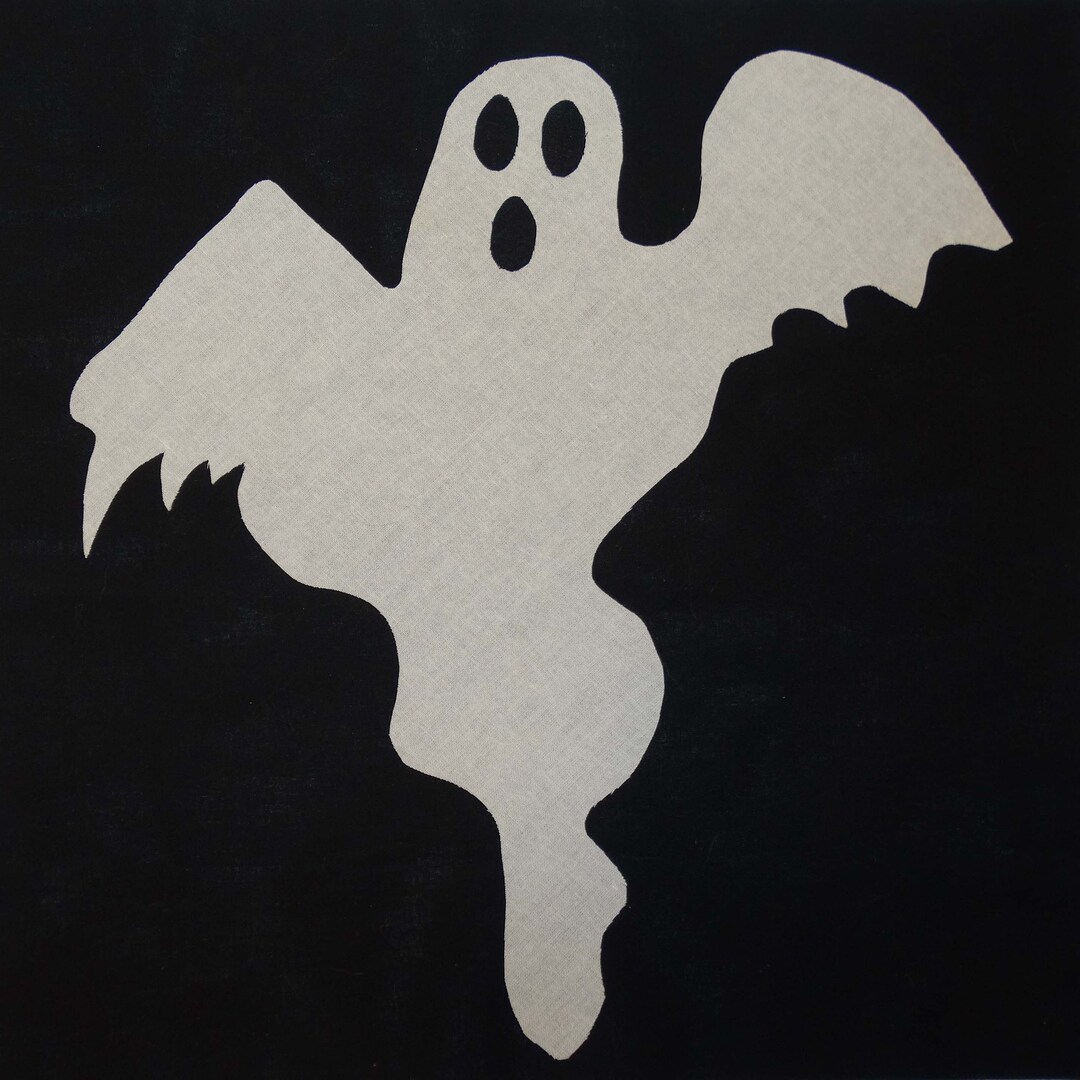 Halloween Ghost Applique Quilt Block Pattern PDF Download - Etsy