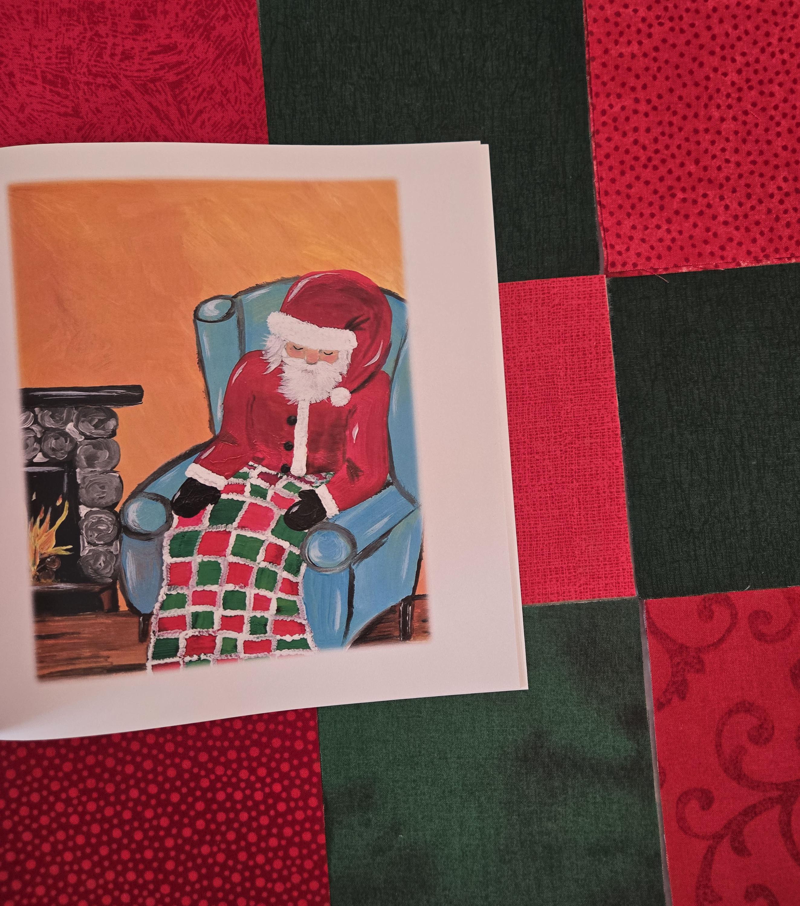 Quilt Kit the Santa Suit Quilt Kit Full Kit Includes Fabric + Book ...